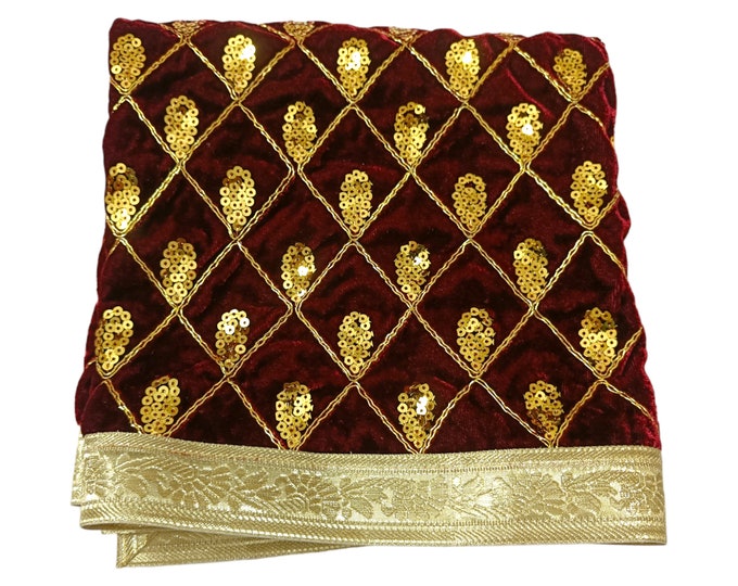 Pooja Aasan | Pooja Backdrop Cloth|multipurpose Religious Cloth| Velvet ...