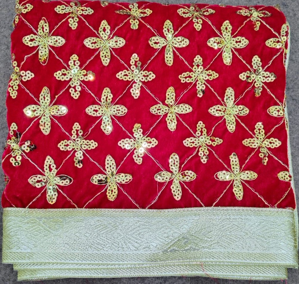 Pooja Aasan Pooja Backdrop Clothmultipurpose Religious Cloth Velvet Sai ...