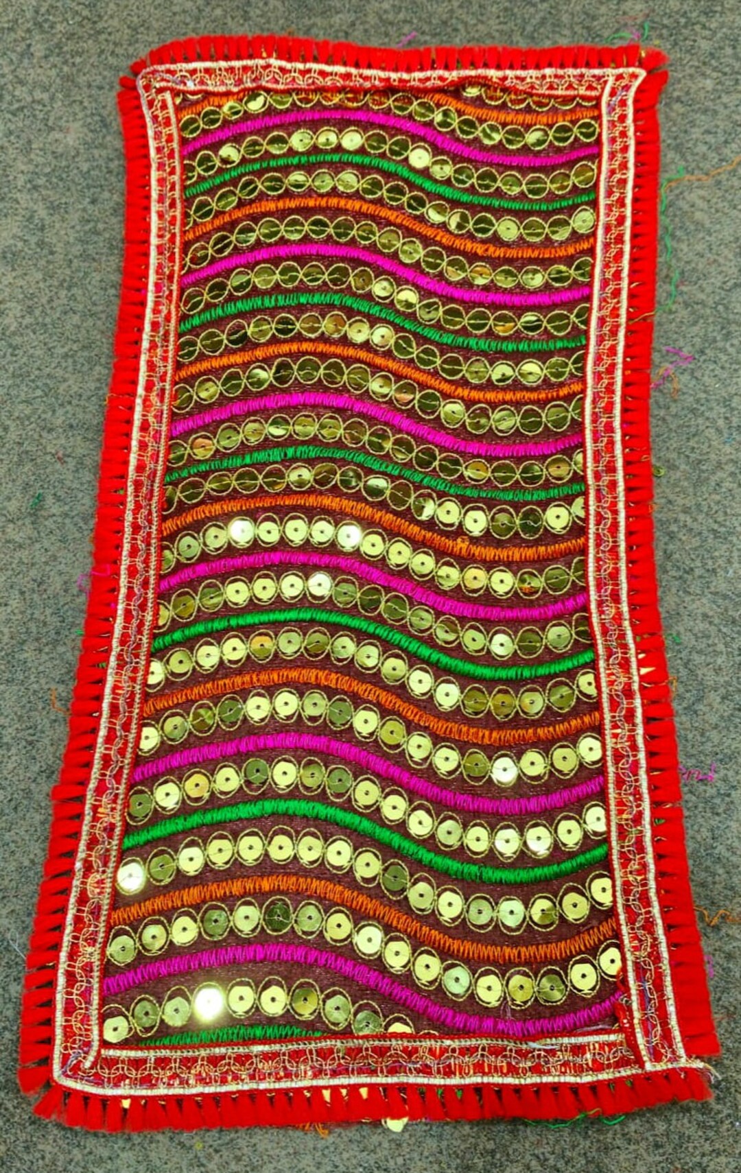 9 Pcs Small Devi Maa Chunni / Red Puja Chunri /durga Ma Chunri|/ Chunri ...