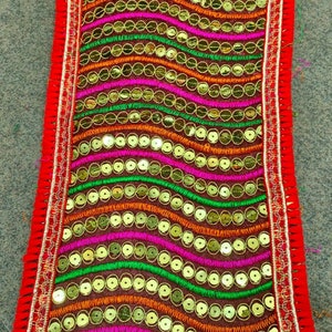 7 Pcs Small Devi Maa Chunni / Red Puja Chunri /durga Ma Chunri/ Chunri ...