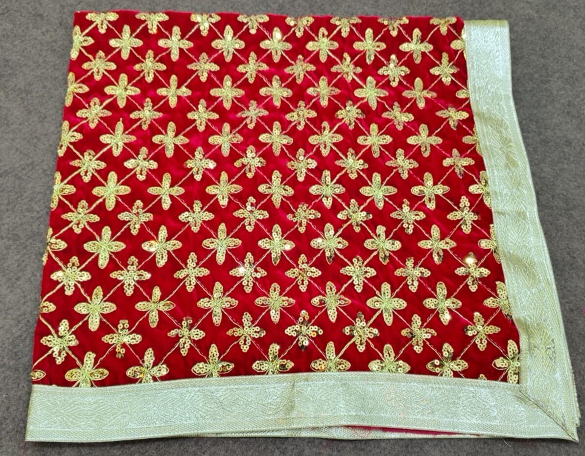 Pooja Aasan Pooja Backdrop Clothmultipurpose Religious Cloth Velvet Sai ...