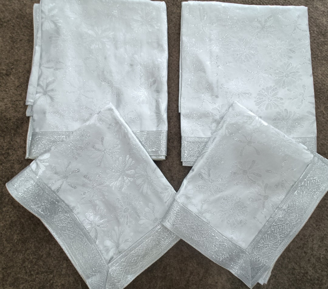 Shri Guru Granth Sahib Ji Rumala Sahib Double Set white Rumala Sahib ...