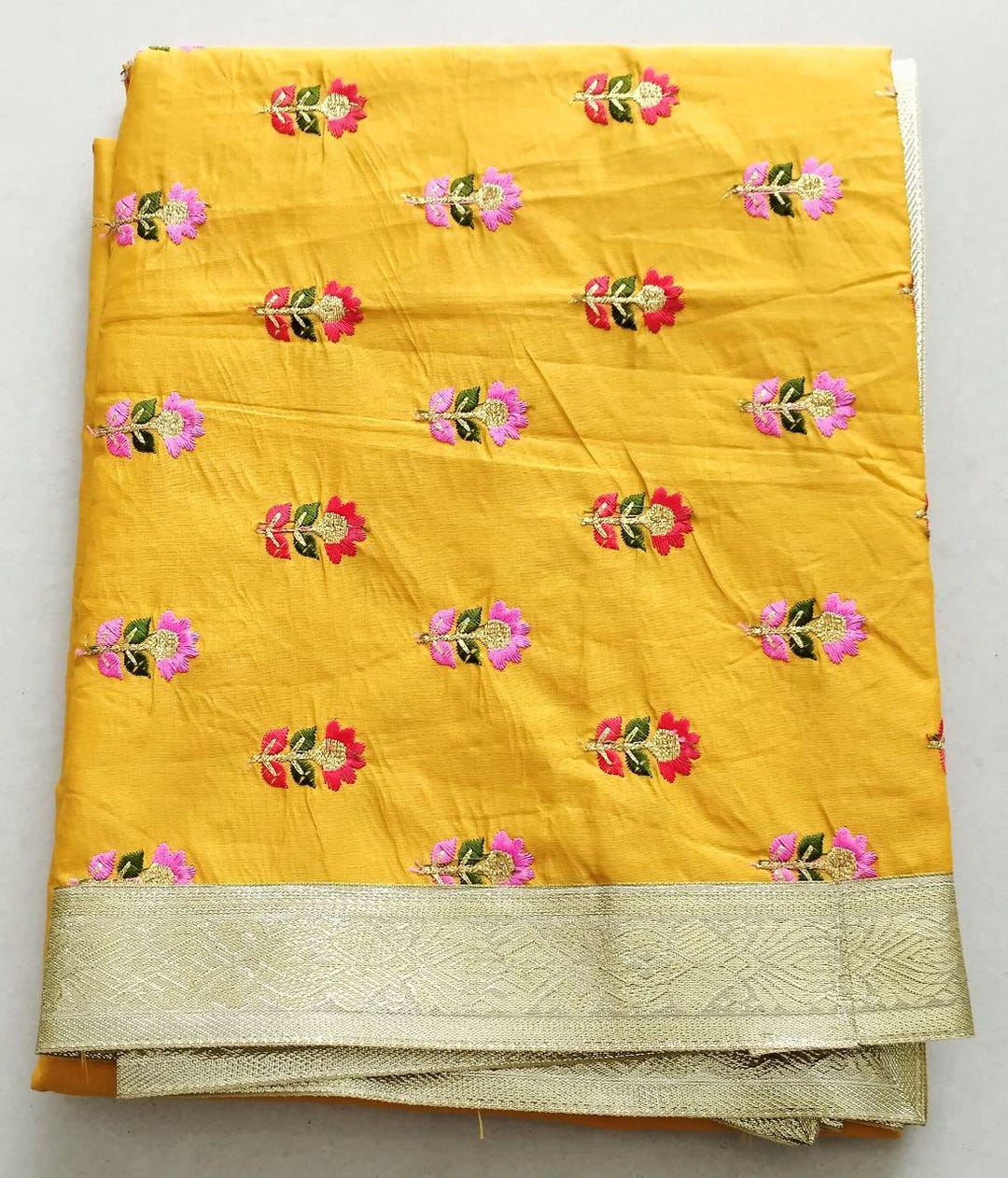 Yellow Silk Sai Baba Vastra/devi Ma Shawl/deity Shawl/ Dargah Smadhi ...