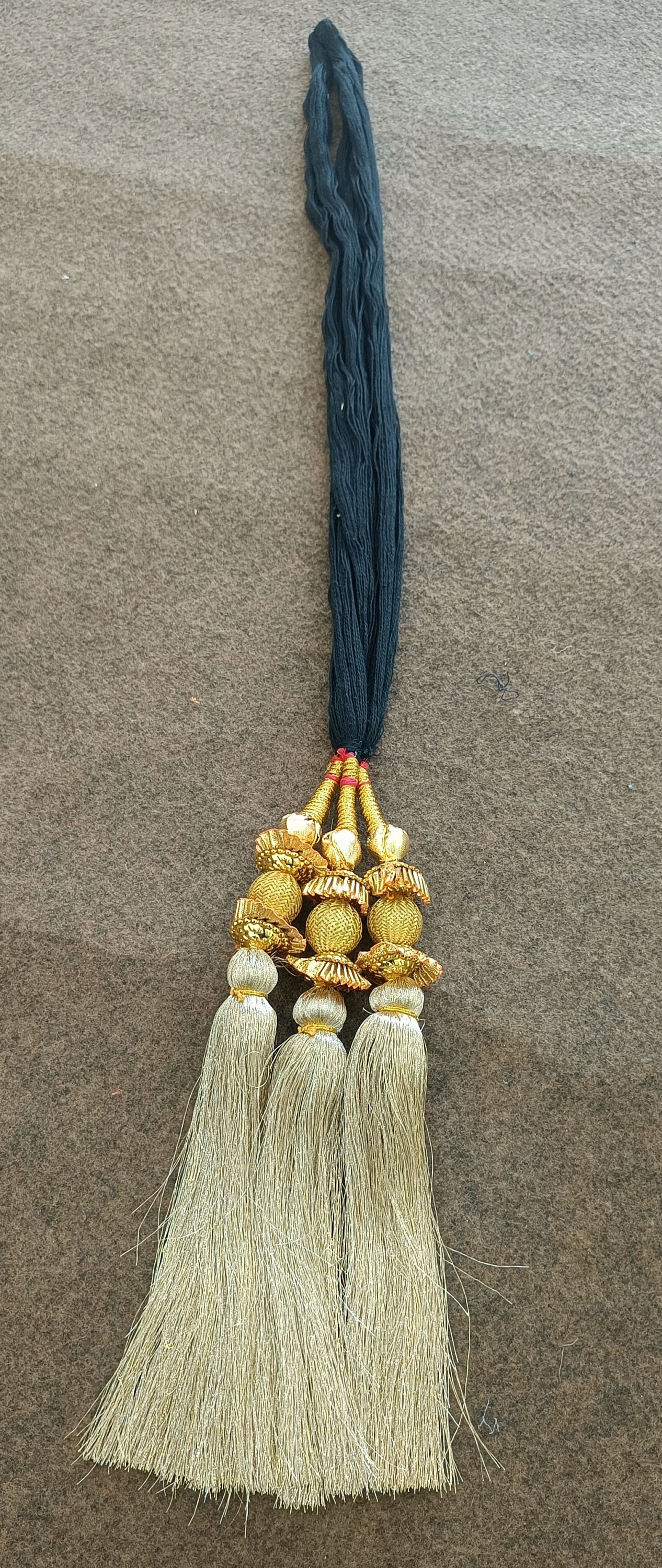 Punjabi Paranda/parandi Traditional Hair Accessory Braid Tasslesblack ...