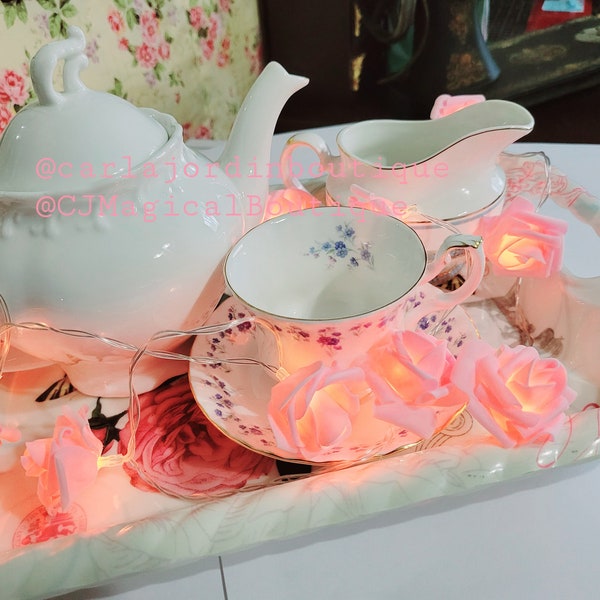 Rose String Lights - Etsy