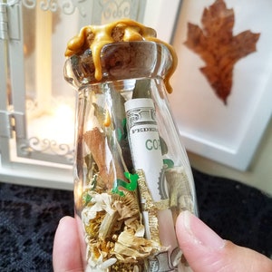 Money Spell Jar, Money Spell, Sealed Spell Jar, - Etsy