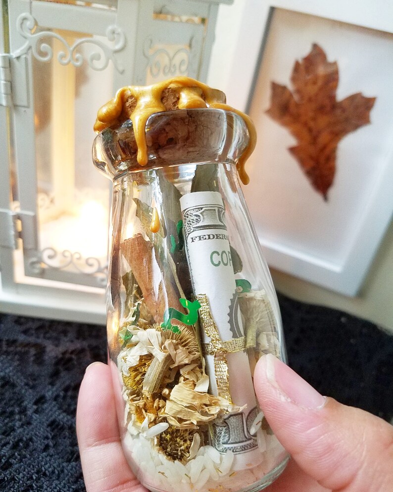 Money Spell Jar Money Spell Sealed Spell Jar - Etsy