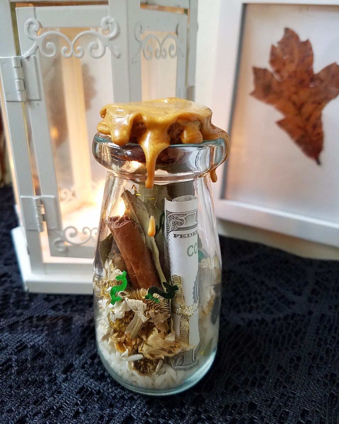 Money Spell Jar, Money Spell, Sealed Spell Jar, - Etsy