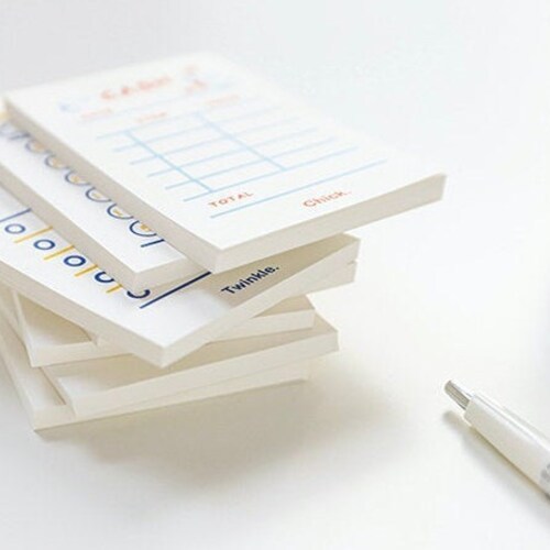 Checklist Notepad / Notepad / Personalized Notepads / Memo Pad - Etsy