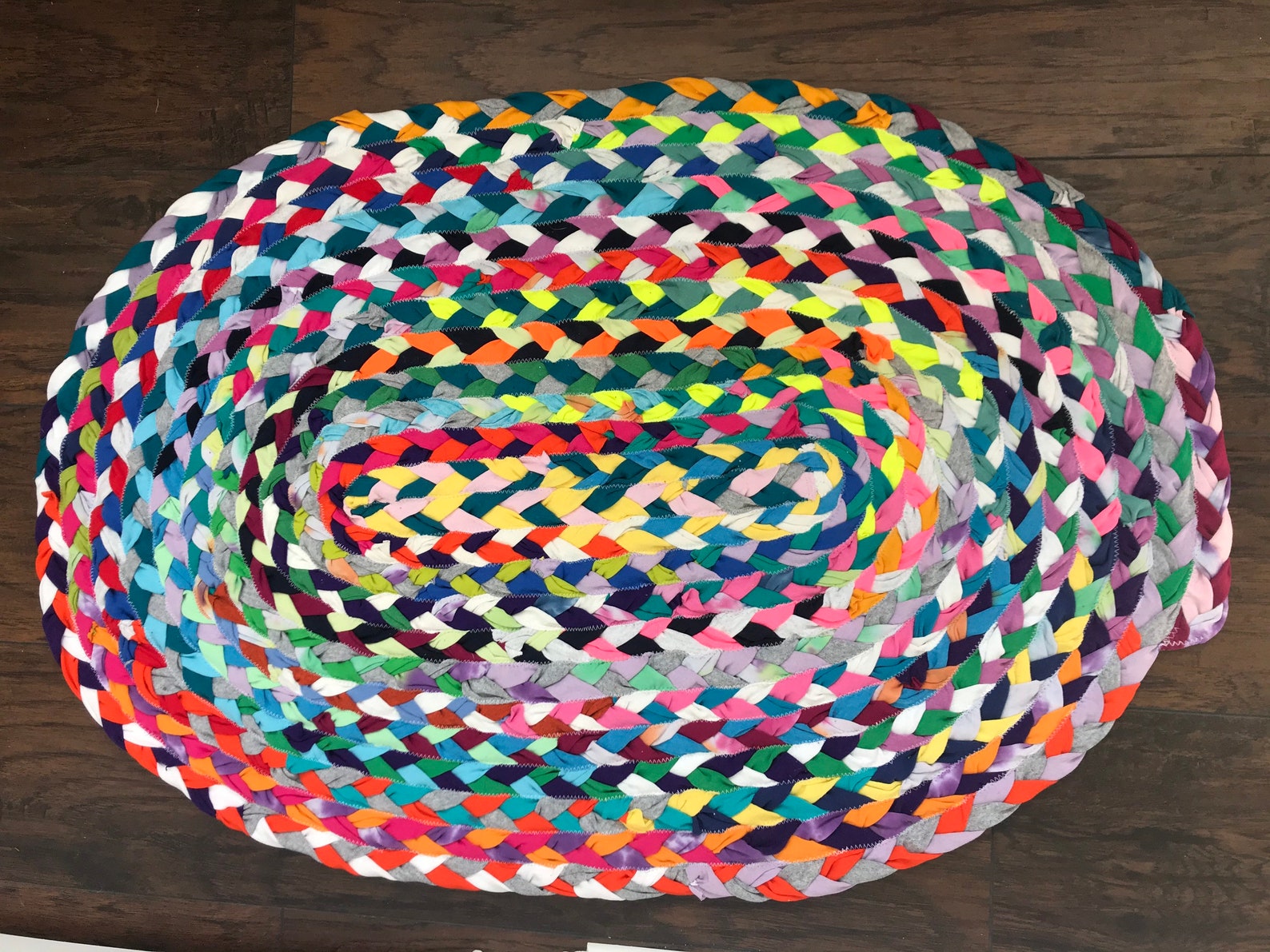 Handmade Braided T-shirt Rug T-shirt Rug Braided Rug Rag - Etsy