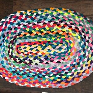 Handmade Braided T-shirt Rug T-shirt Rug Braided Rug Rag - Etsy