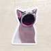 Pop Cat Handmade Vinyl Sticker - Etsy