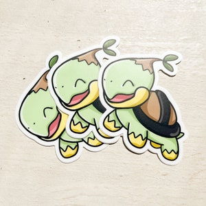 Cute Turtwig Pokemon Sticker - Etsy