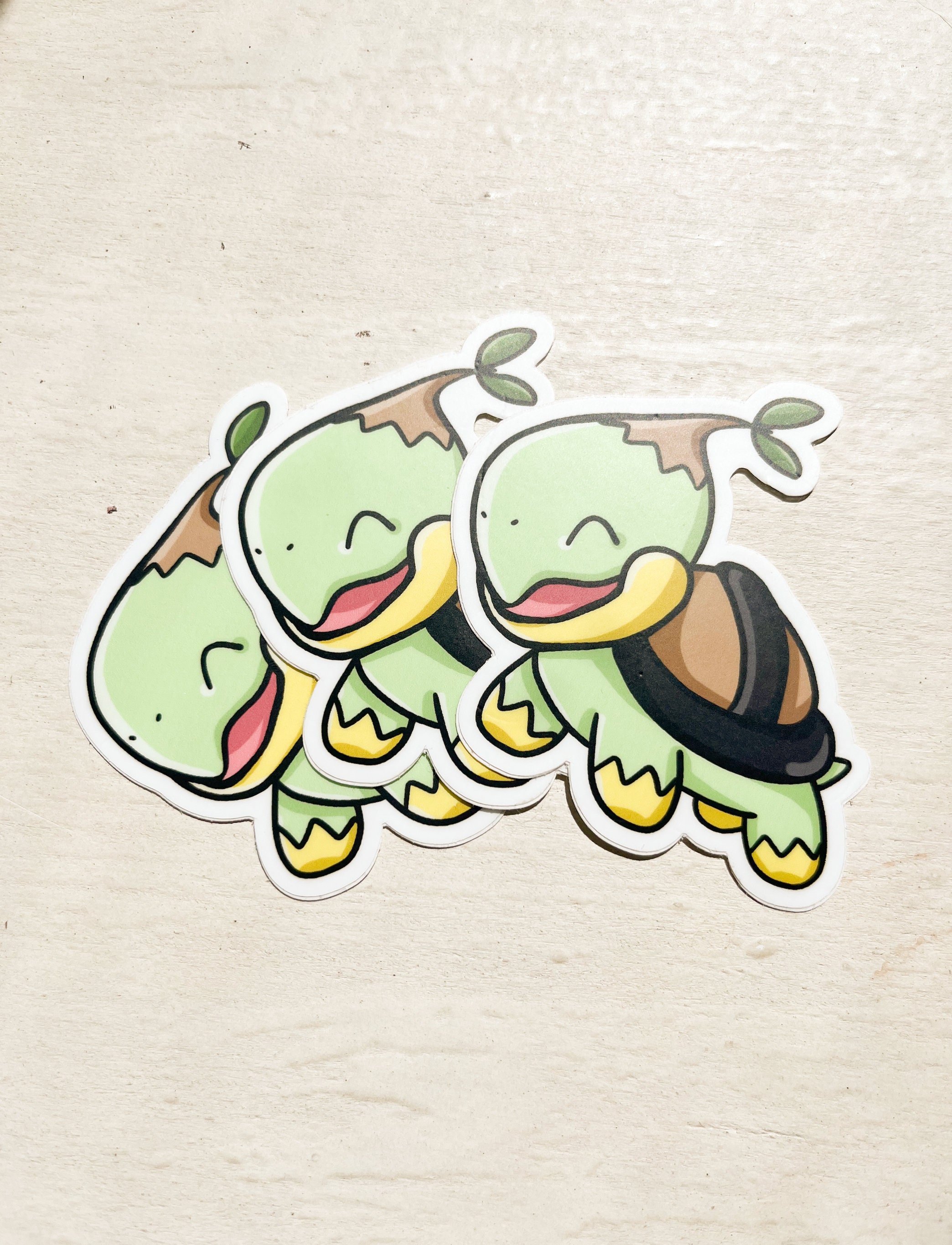 Cute Turtwig Pokemon Sticker - Etsy
