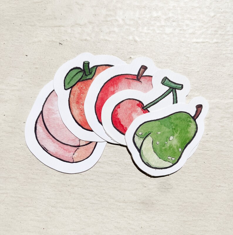 ACNH Fruits Sticker Pack - Etsy