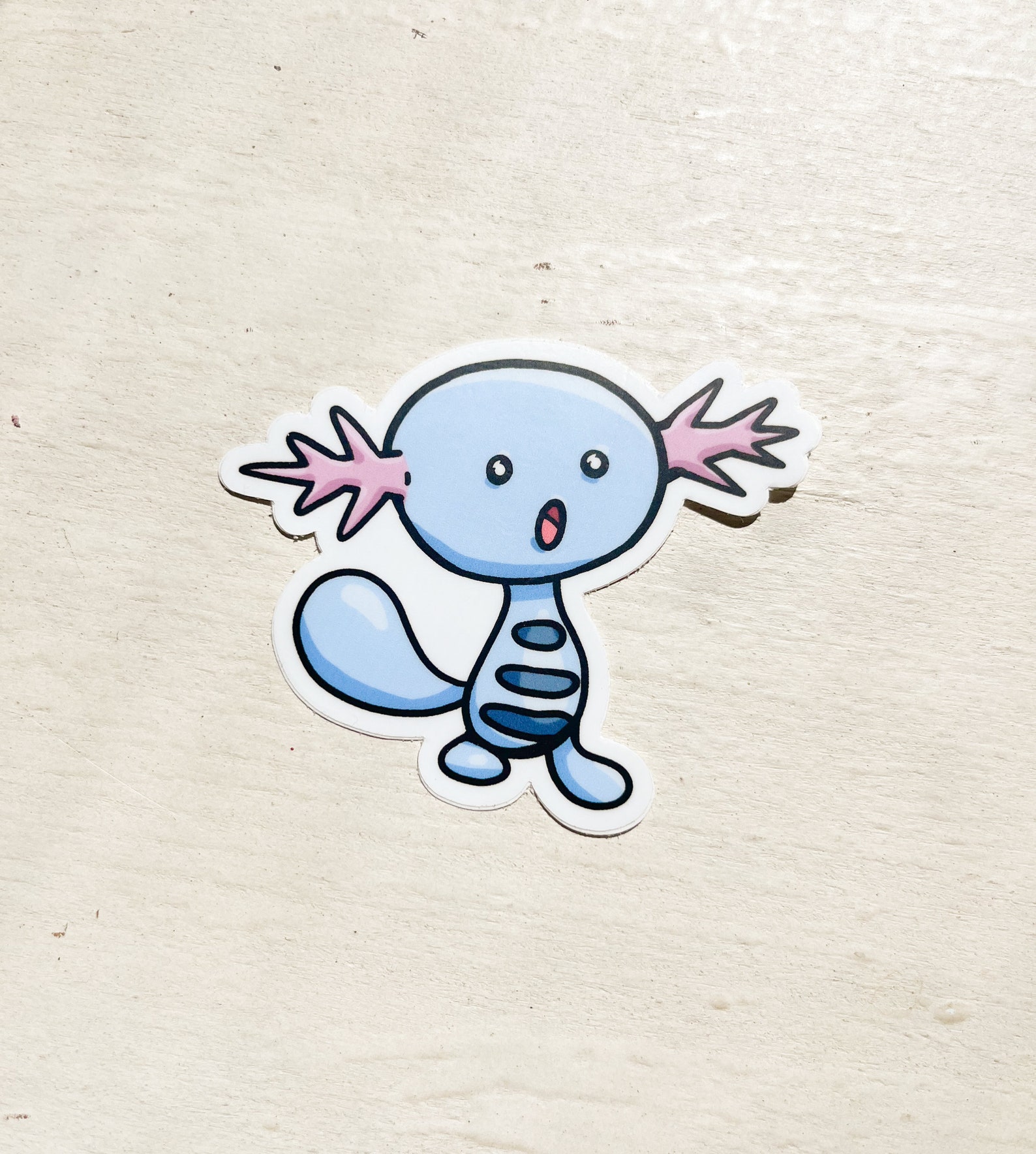 Cute Wooper Pokemon Sticker - Etsy