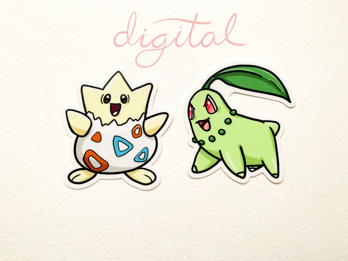 Custom Pokemon Sticker - Etsy