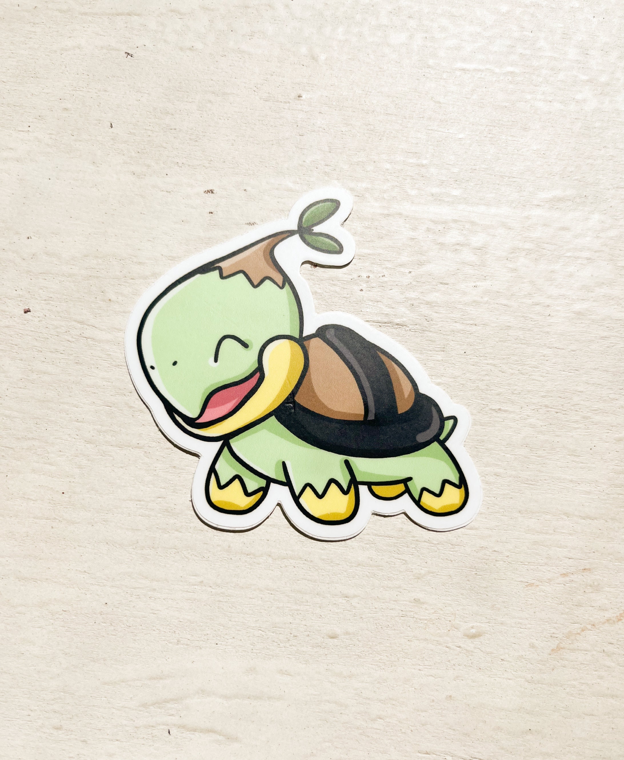 Cute Turtwig Pokemon Sticker - Etsy