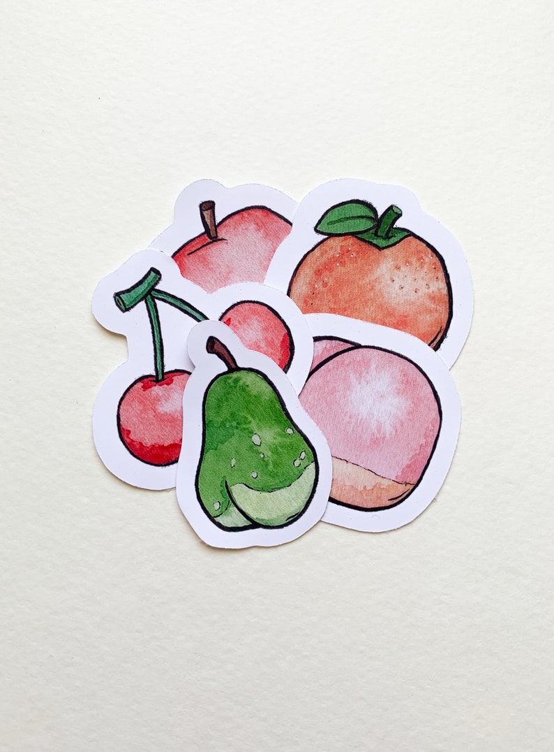 ACNH Fruits Sticker Pack - Etsy