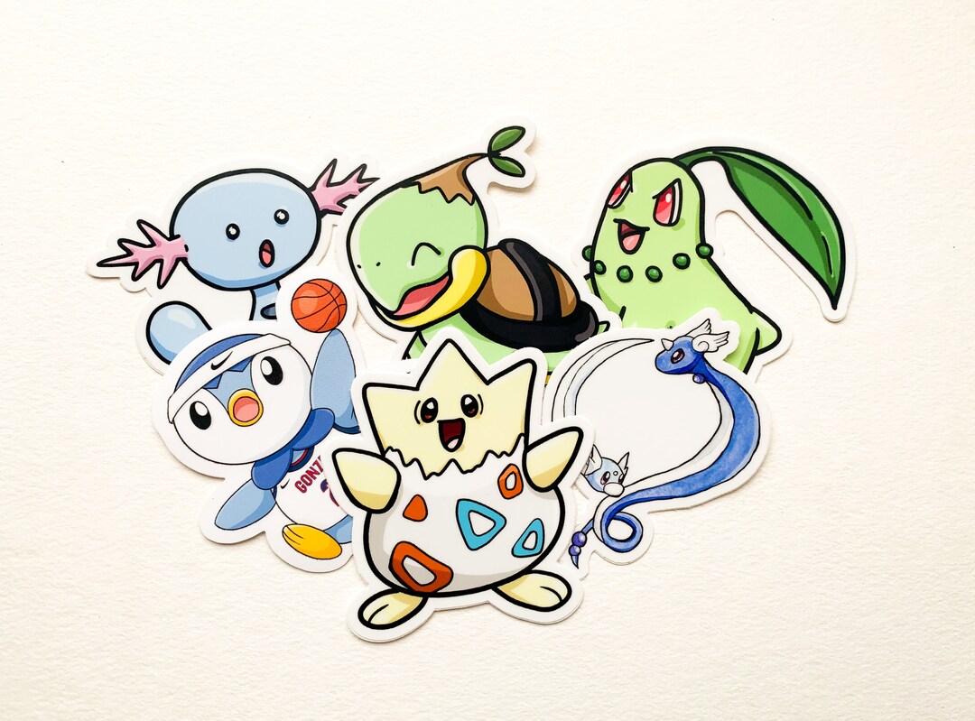 Custom Pokemon Sticker - Etsy