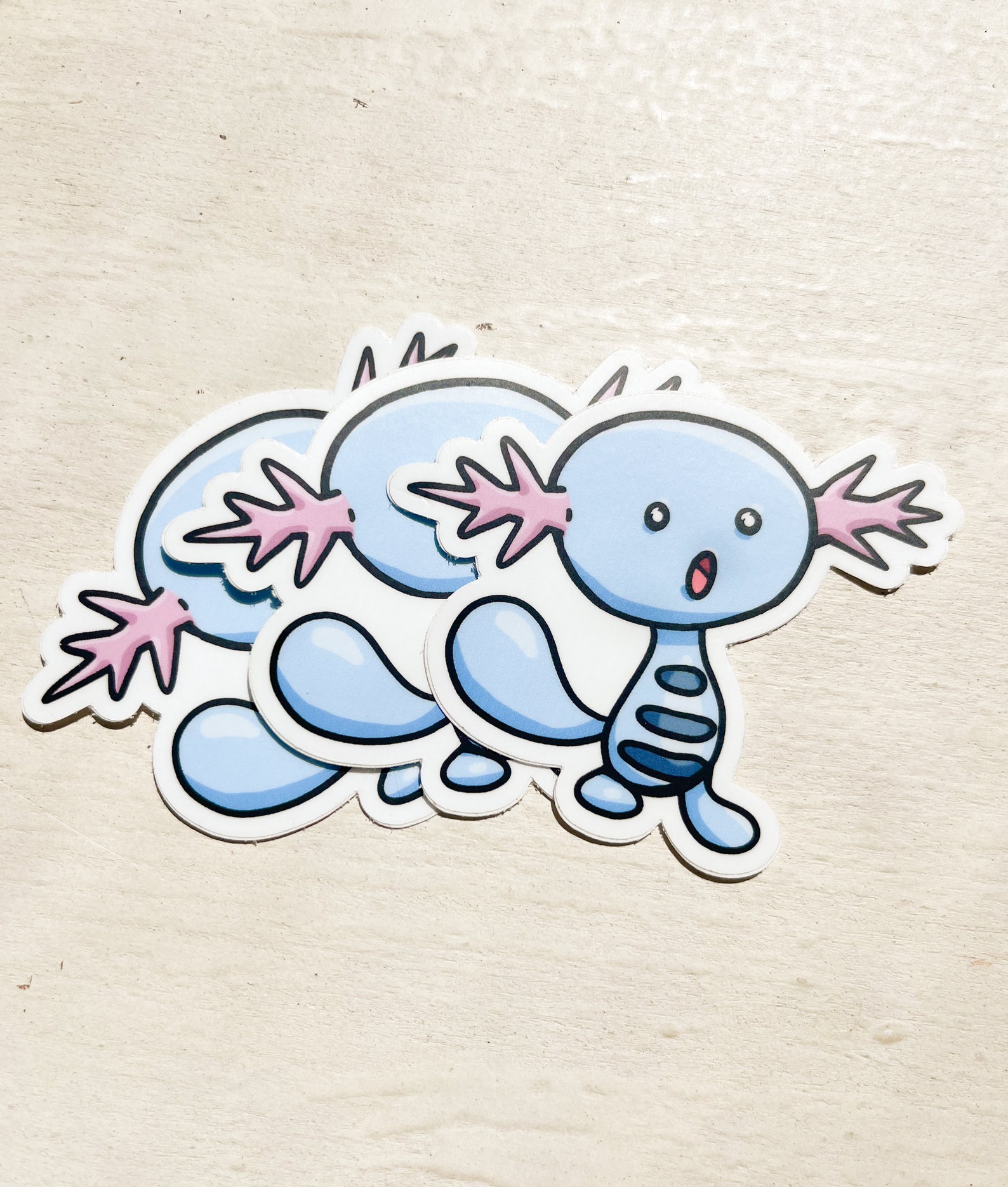 Cute Wooper Pokemon Sticker - Etsy