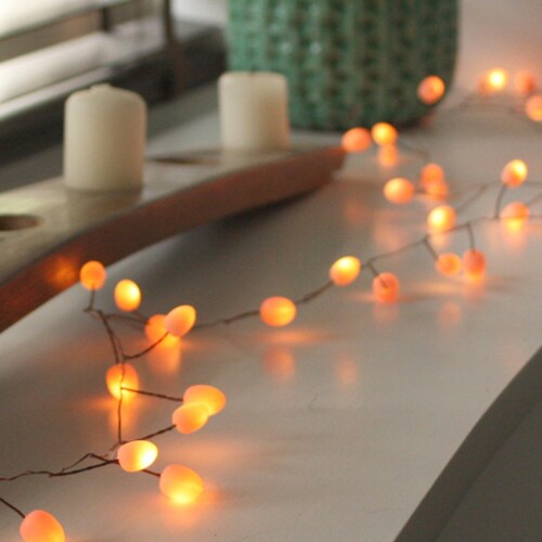 Cotton Ball String Lights for Bedroom Fairy Lights Girl Room - Etsy