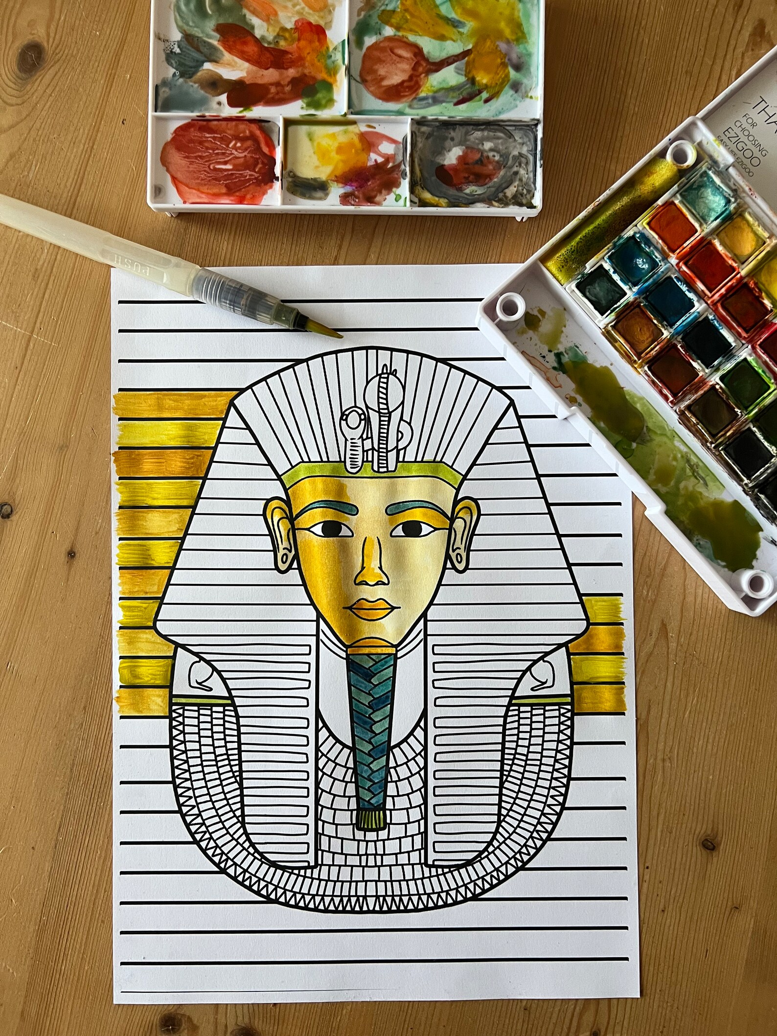 Egypt Coloring Pages | Printable Egyptian-themed Art for Kids and ...