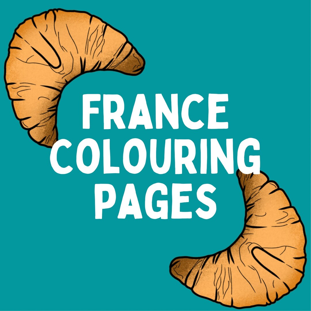 Discover the Charm of France - Printable Coloring Pages Featuring ...