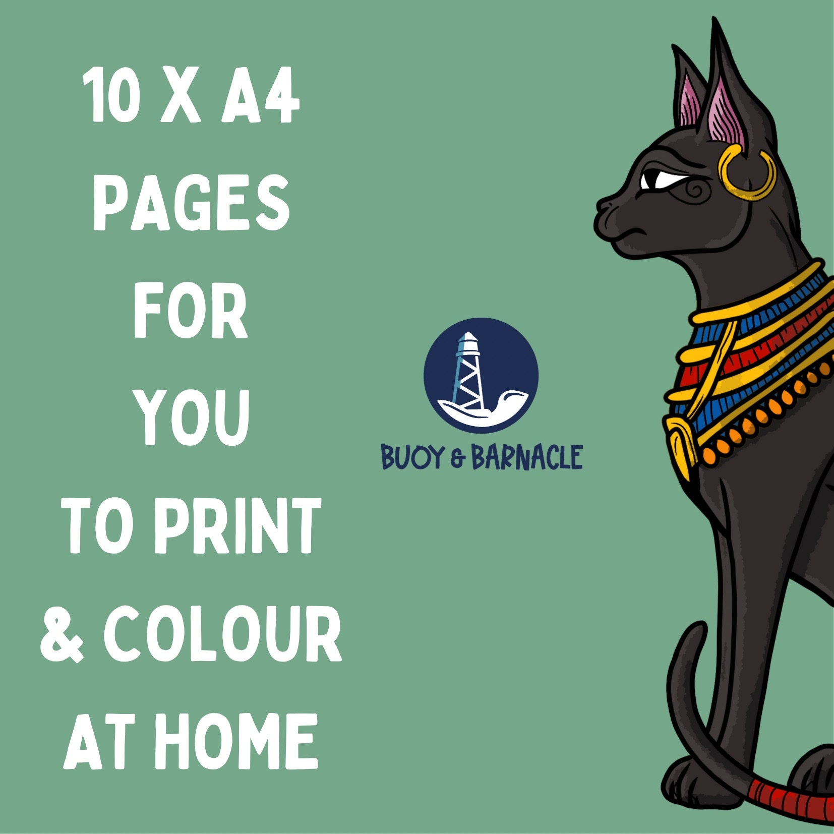 Egypt Coloring Pages Printable Egyptian-themed Art for Kids and Adults ...