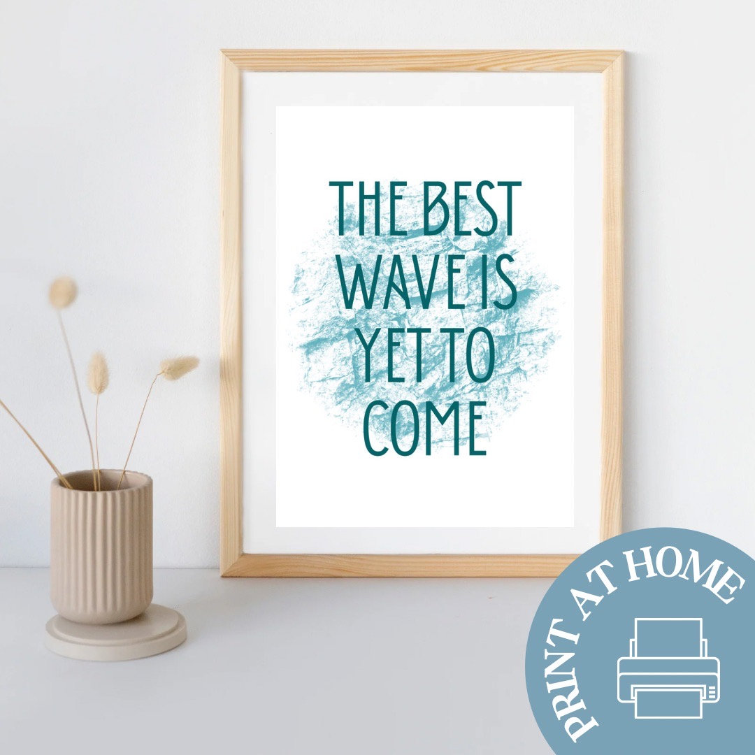 Surfing Birds Themed Printable Wall Art Puffin Printables Penguin Wall ...