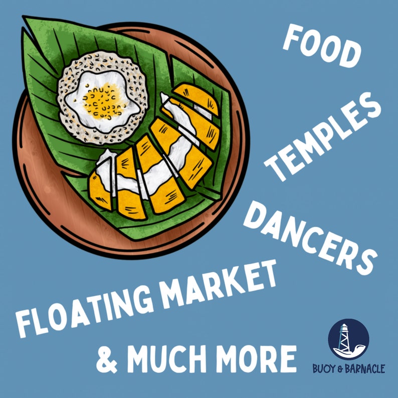 Relax and Color Your Way Through Thailand - Set of 10 Printable Thai ...