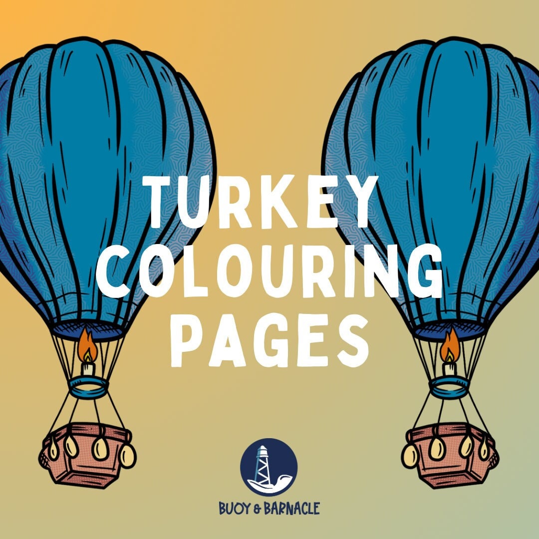 Turkey Colouring Pages Contains 10 Turkish Themed Pictures to Download ...