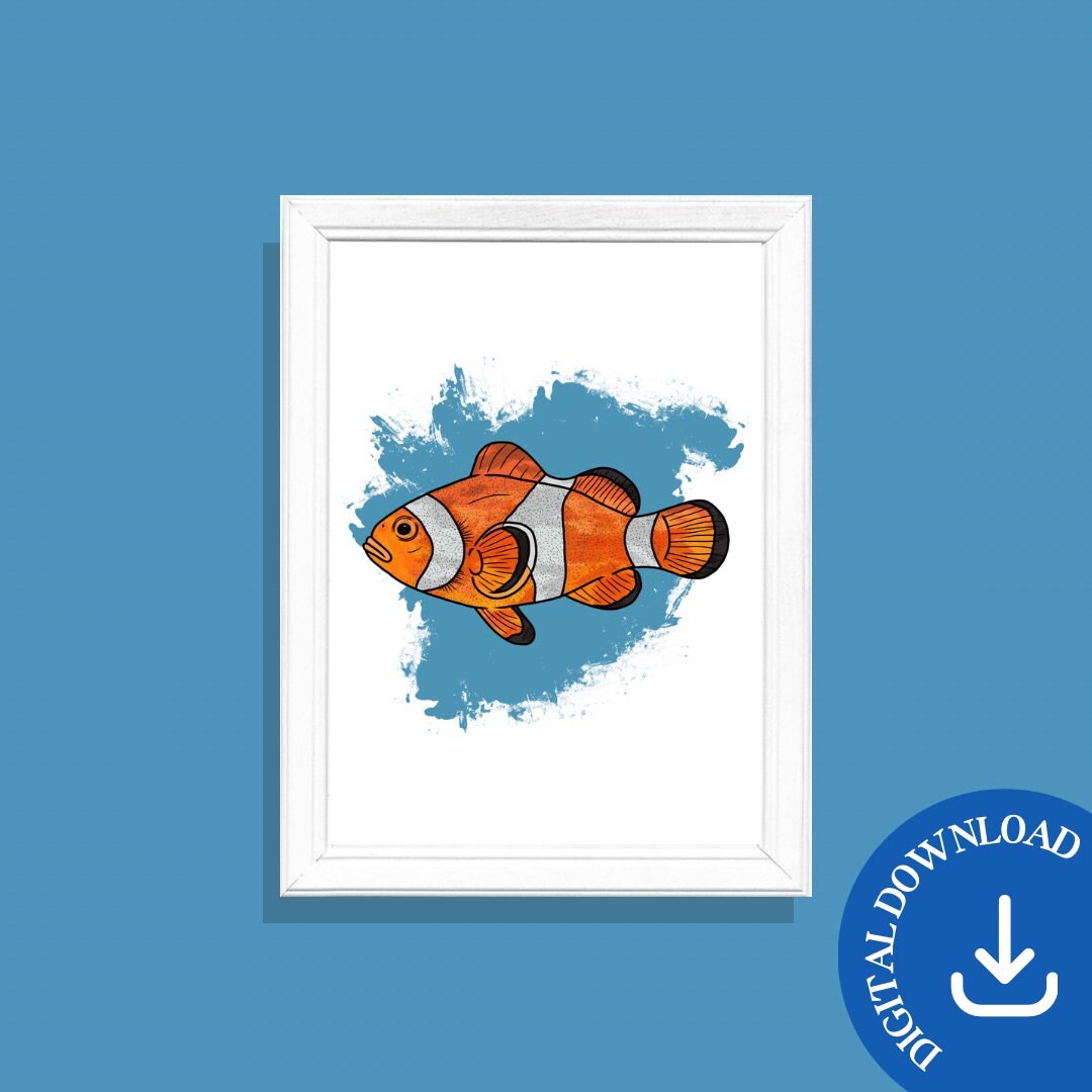 Finding Nemo Themed Kids Printable Wall Art / Babys Room Printables ...