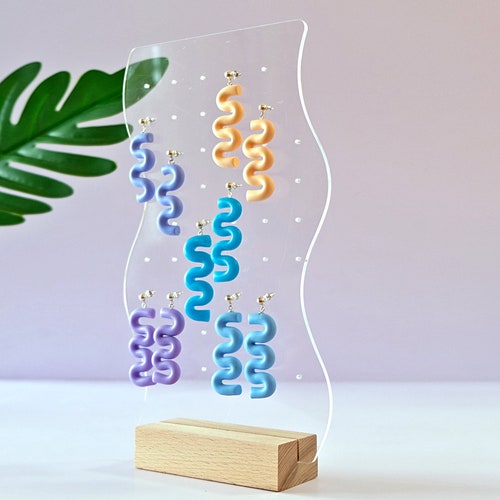 Vintage Earring Holder Metal Earring Display Stud Earring | Etsy