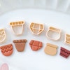 Holiday Postage Stamp Clay Cutters Frame Polymer Clay Cutters Christmas ...