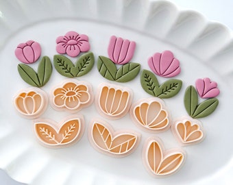 Tulip Cutter Set Polymer Clay Cutter - Etsy