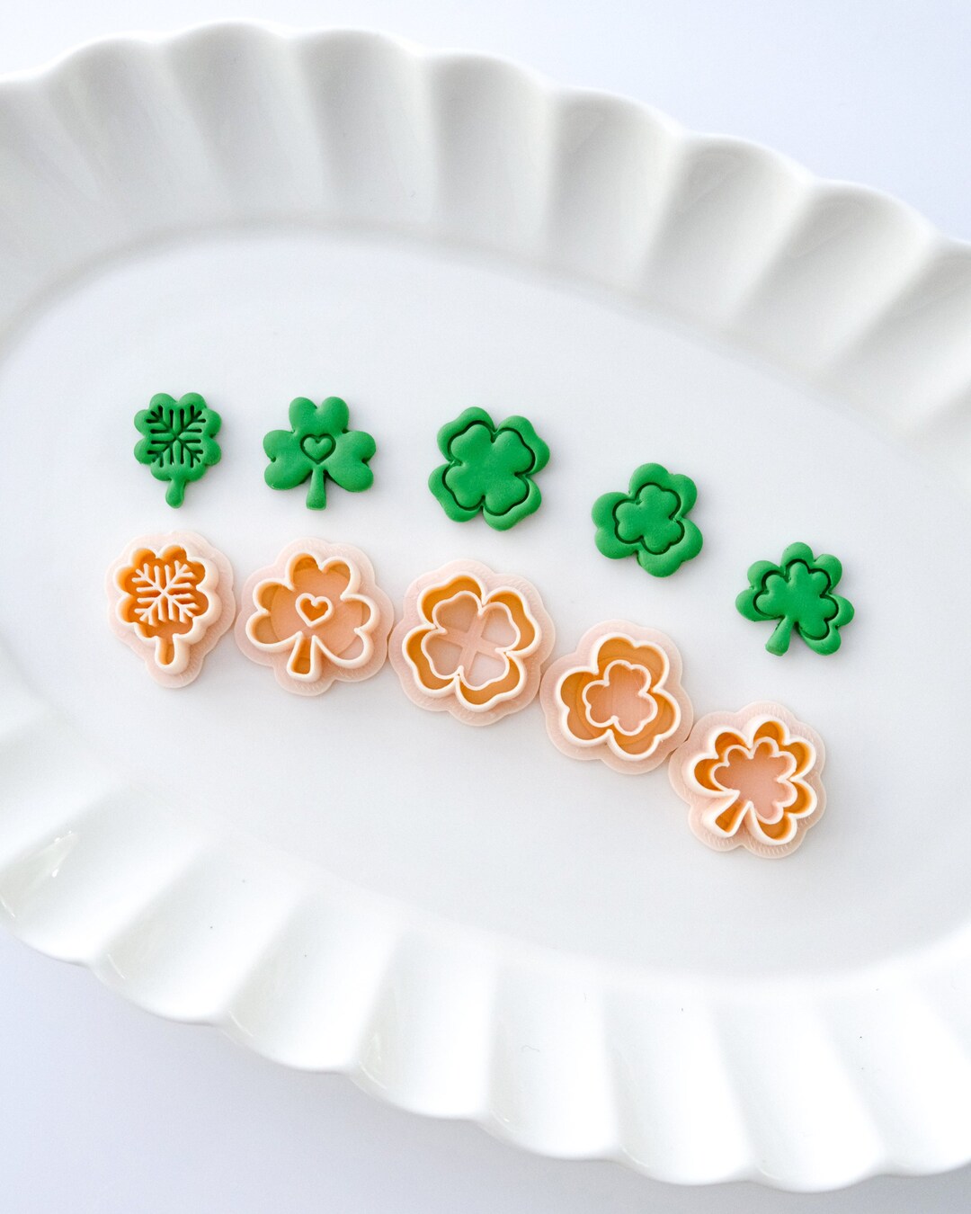 Three Leaf Clover Polymer Clay Cutters | St Patricks Day Shamrock ...