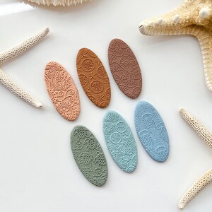 Ocean Beach Polymer Clay Texture Sheet: Nautical Jewelry Making (7x10cm ...