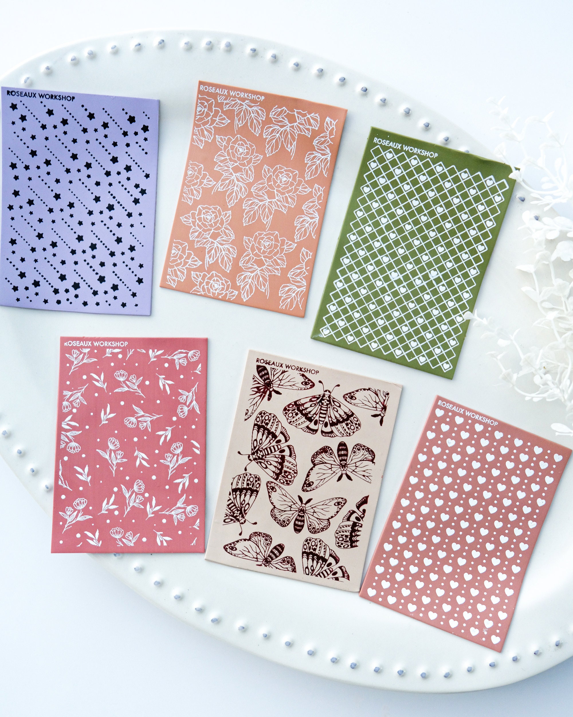 Shooting Star Silk Screen Stencil for Polymer Clay Earrings - Etsy