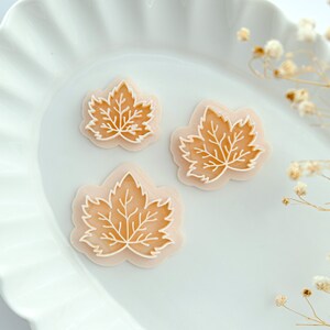 Maple Leaf Clay Cutters | Fall Leaf Polymer Clay Cutters | Maple ...