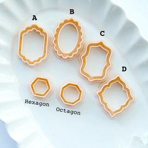 Frame Shape Polymer Clay Cutters | Frame Clay Cutters | Embossing Clay ...