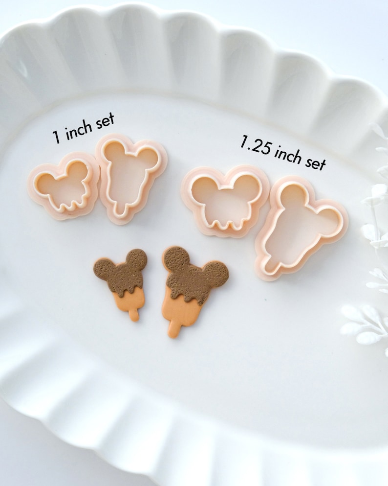 Mouse Popsicle Stud Polymer Clay Cutters Set Summer Clay - Etsy