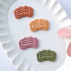 Open Book Clay Cutters | Winter Polymer Clay Cutters | Clay Earring ...