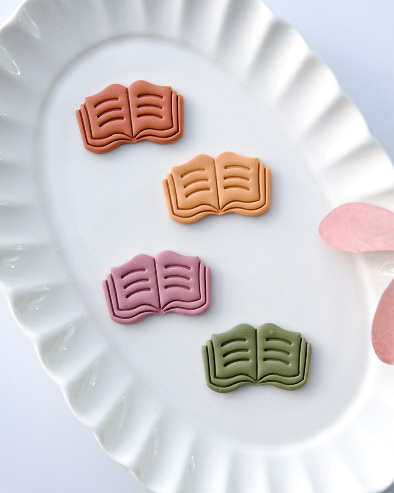 Open Book Clay Cutters Winter Polymer Clay Cutters Clay - Etsy