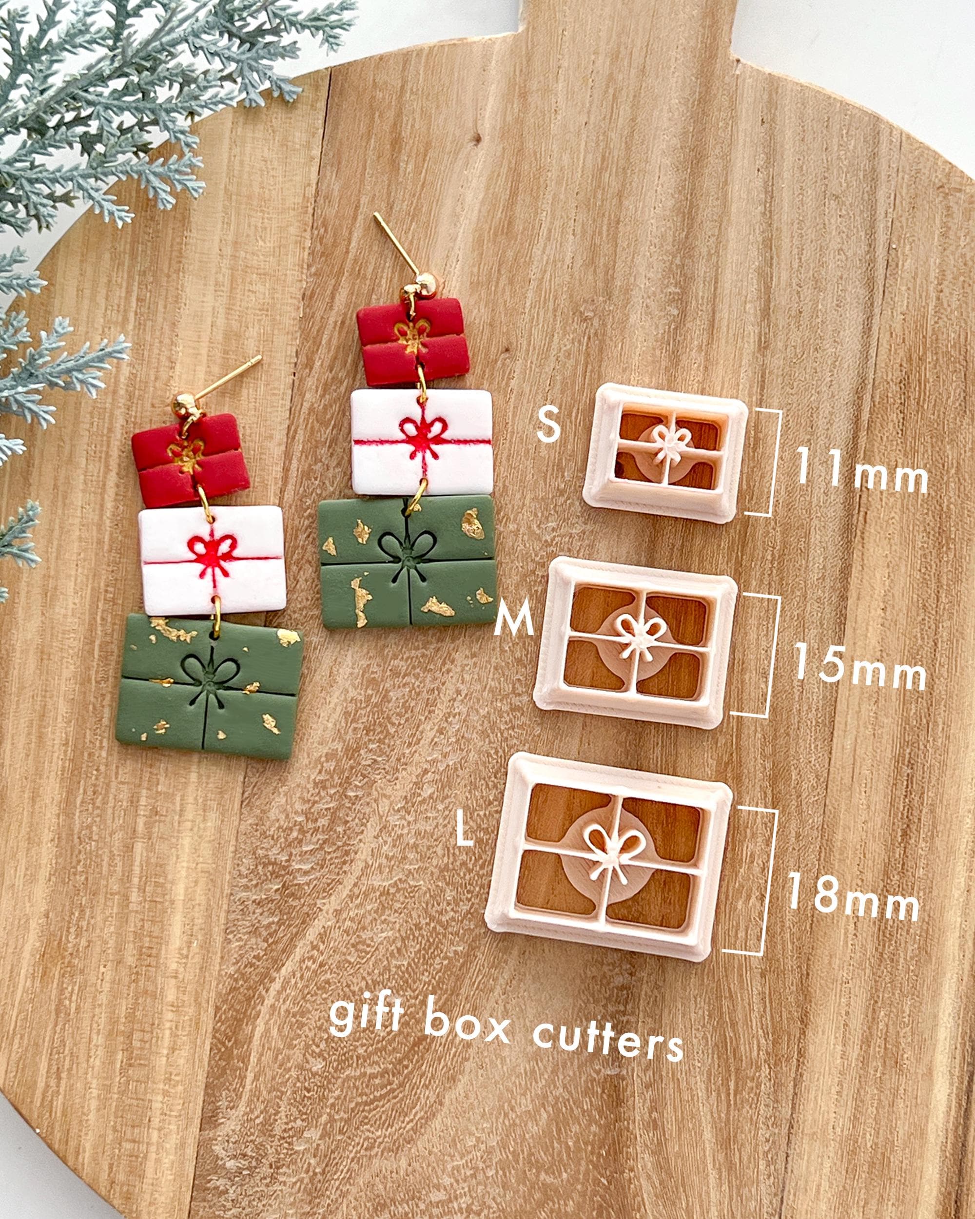 Christmas Clay Cutters: Polymer Clay Earring Making Set - Etsy