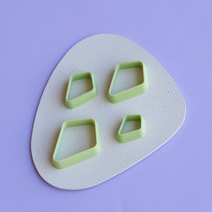 Diamond Shape Clay Cutters: Polymer Clay Earring Tools - Etsy
