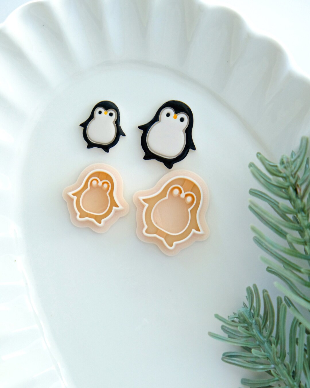 Penguin Polymer Clay Cutters | Winter Clay Cutter | Clay Earring ...