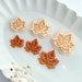 Maple Leaf Clay Cutters Fall Leaf Polymer Clay Cutters Maple Earring ...