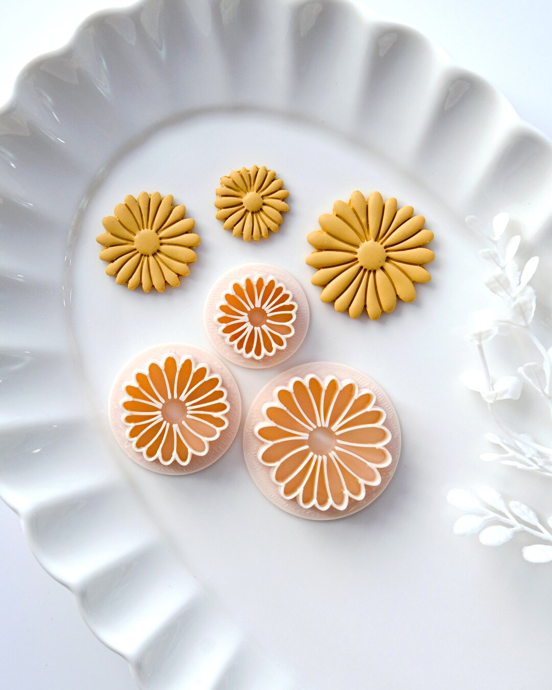 Daisy Flower Polymer Clay Cutters | Spring Flower Clay Cutters | Floral ...