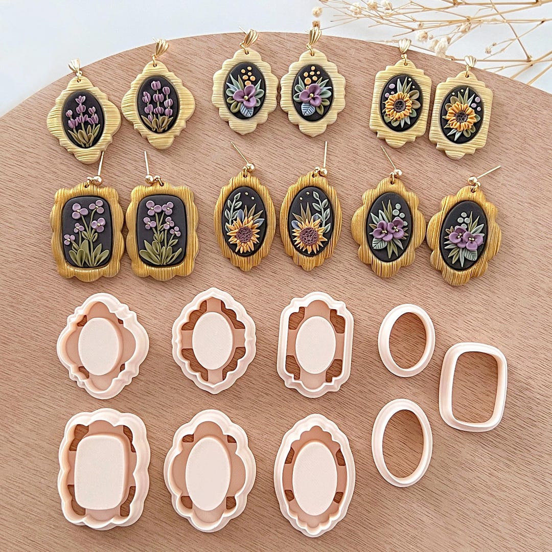 Frame Polymer Clay Cutters: Jewelry Making Supplies - Etsy